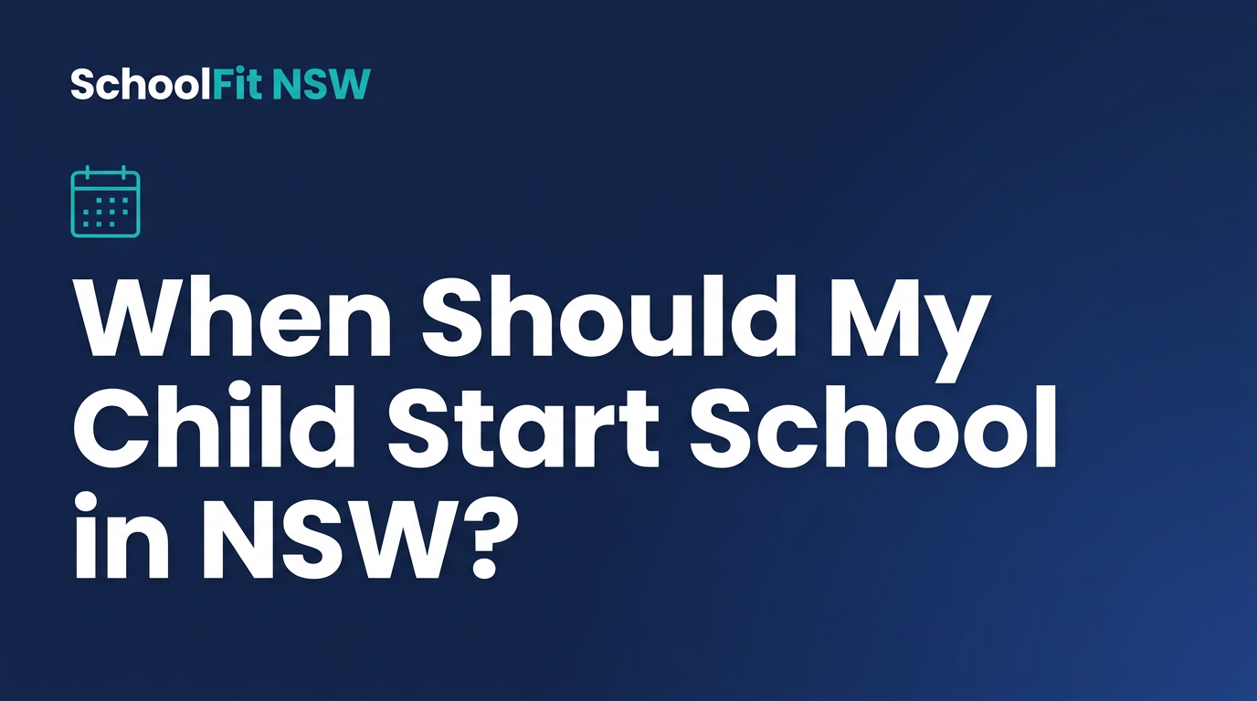 When Should My Child Start School in NSW? July 31 Rule, Readiness ...